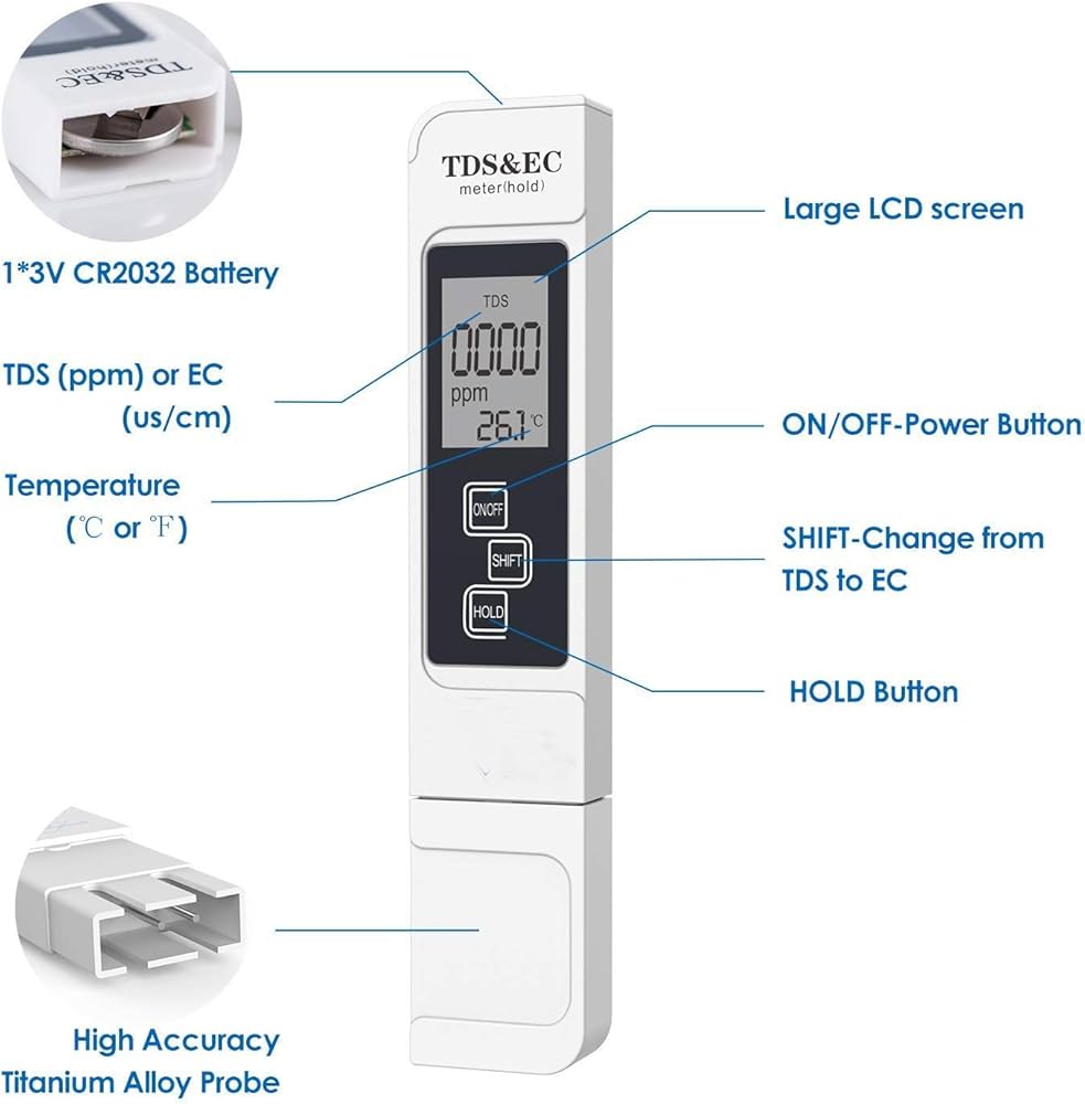 Buy TDS EC Meter Handheld Water Quality Tester Best Price