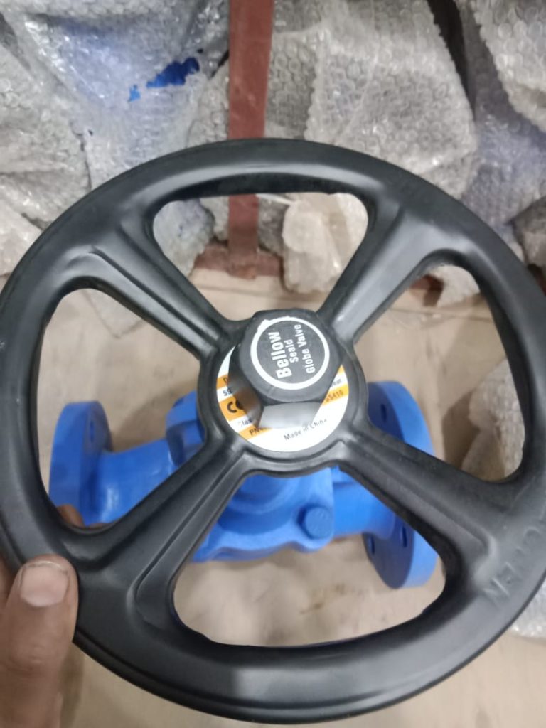 Buy Bellow Seal Globe Valve PN40 Flange Type (GV) at DayShop.pk