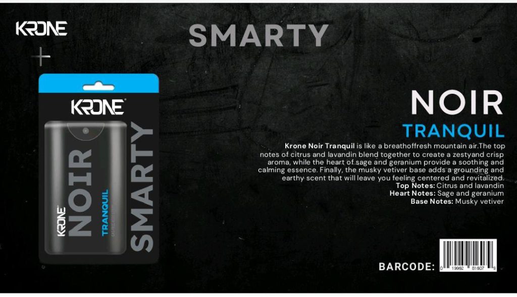 Buy Krone Noir Smarty Pocket Body Spray Best Price in Pakistan