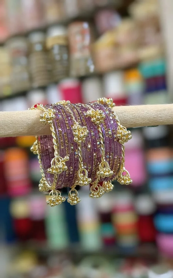 Buy Traditional Kashmiri Rainbow Bangles 16PCS Best Price